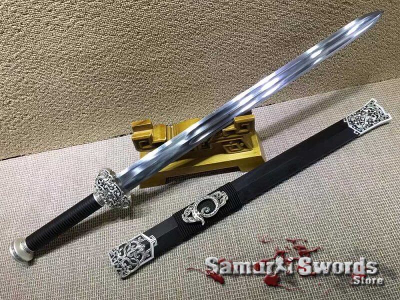 Chinese Jian Sword 1095 Folded Steel - Samurai Swords Store