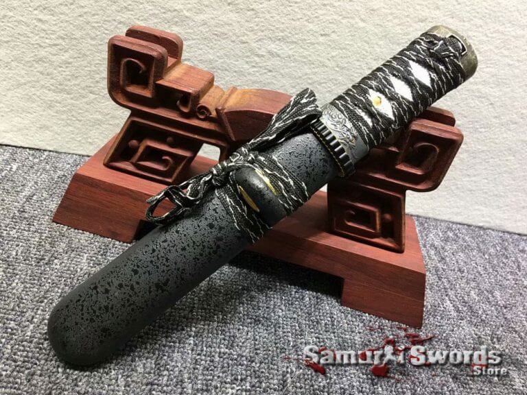 Japanese Tanto Blade 1095 Folded Steel - Samurai Swords Store