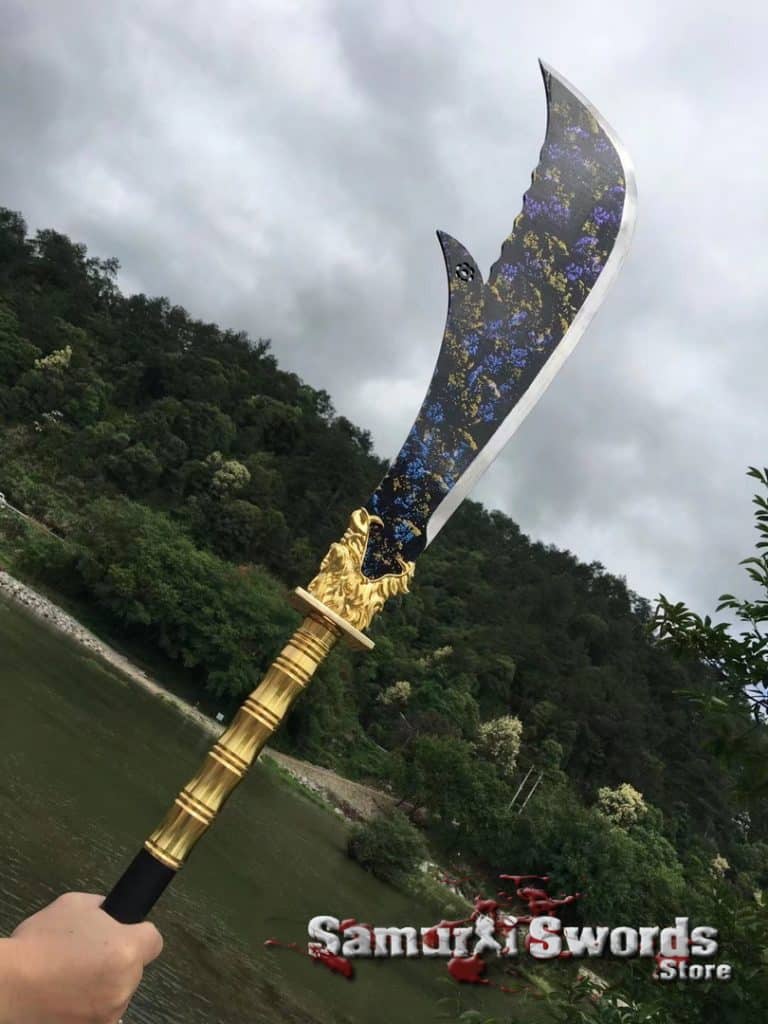 Chinese Guandao 1095 Carbon Steel Blade - Samurai Swords Store