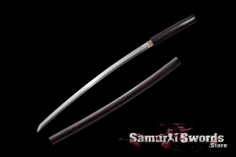 Japanese Shirasaya Katana T10 Folded Steel with Special Grain Pattern ...